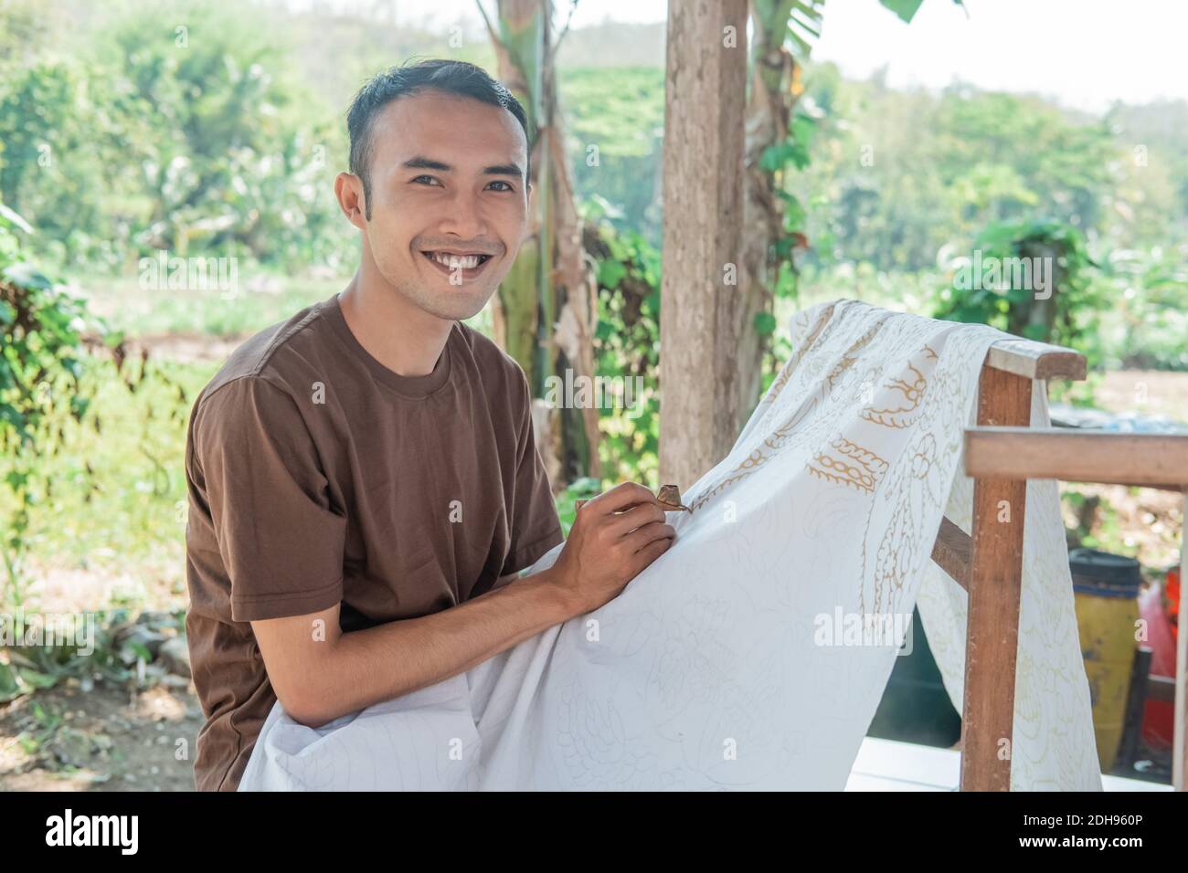 Handsome batik hi-res stock photography and images - Alamy