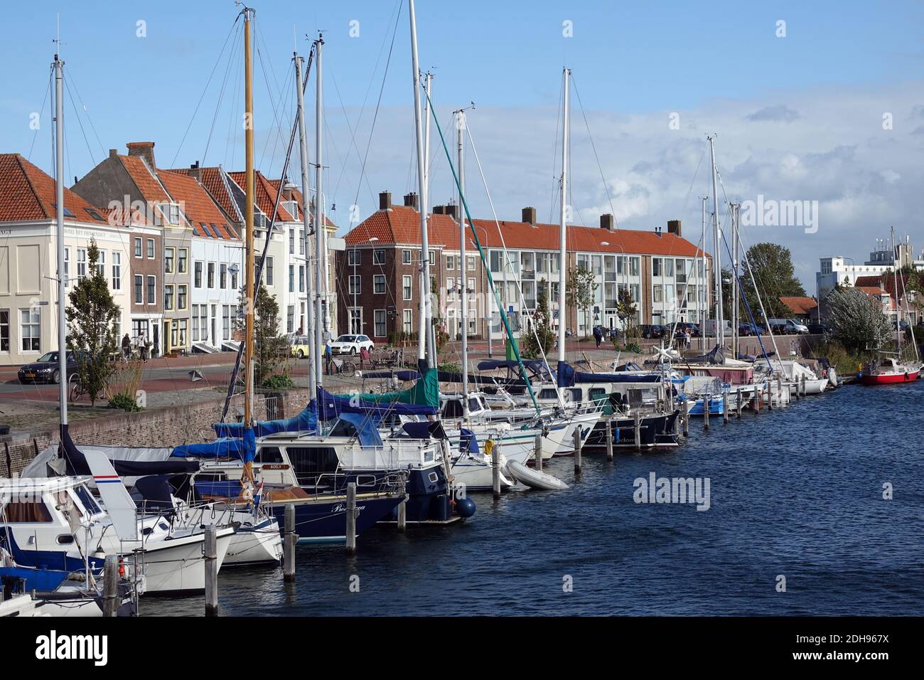 Inland port in Middelburg Stock Photo - Alamy