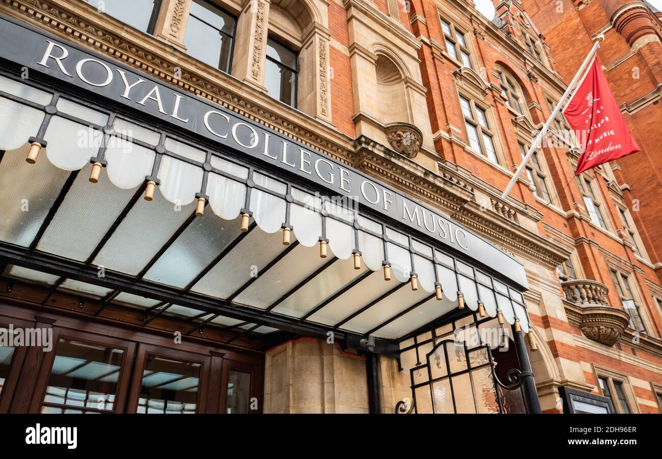 The Royal College of Music, Prince Consort Road, London W7. Entrance ...