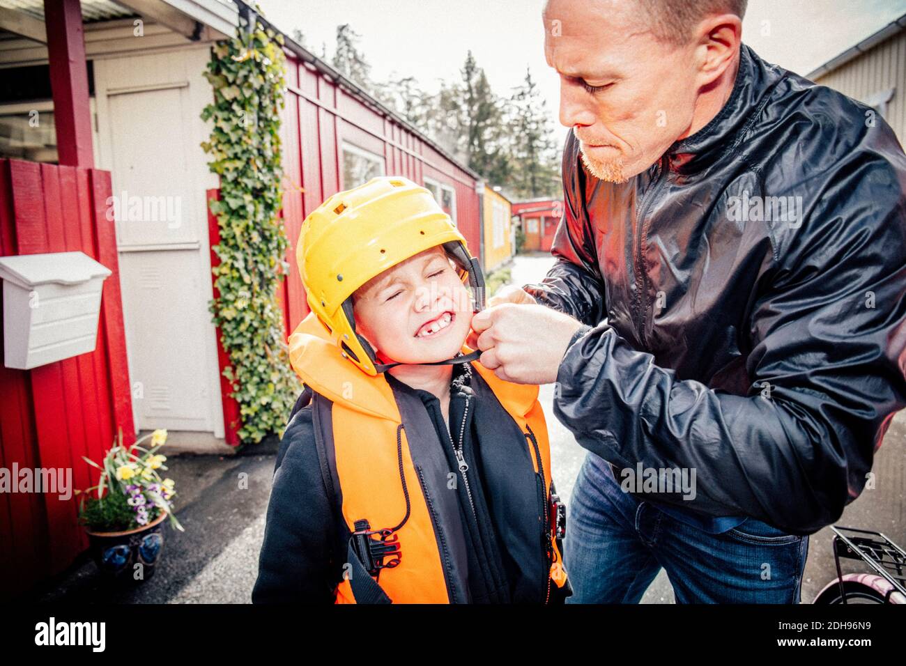 Son helmet hi-res stock photography and images - Alamy
