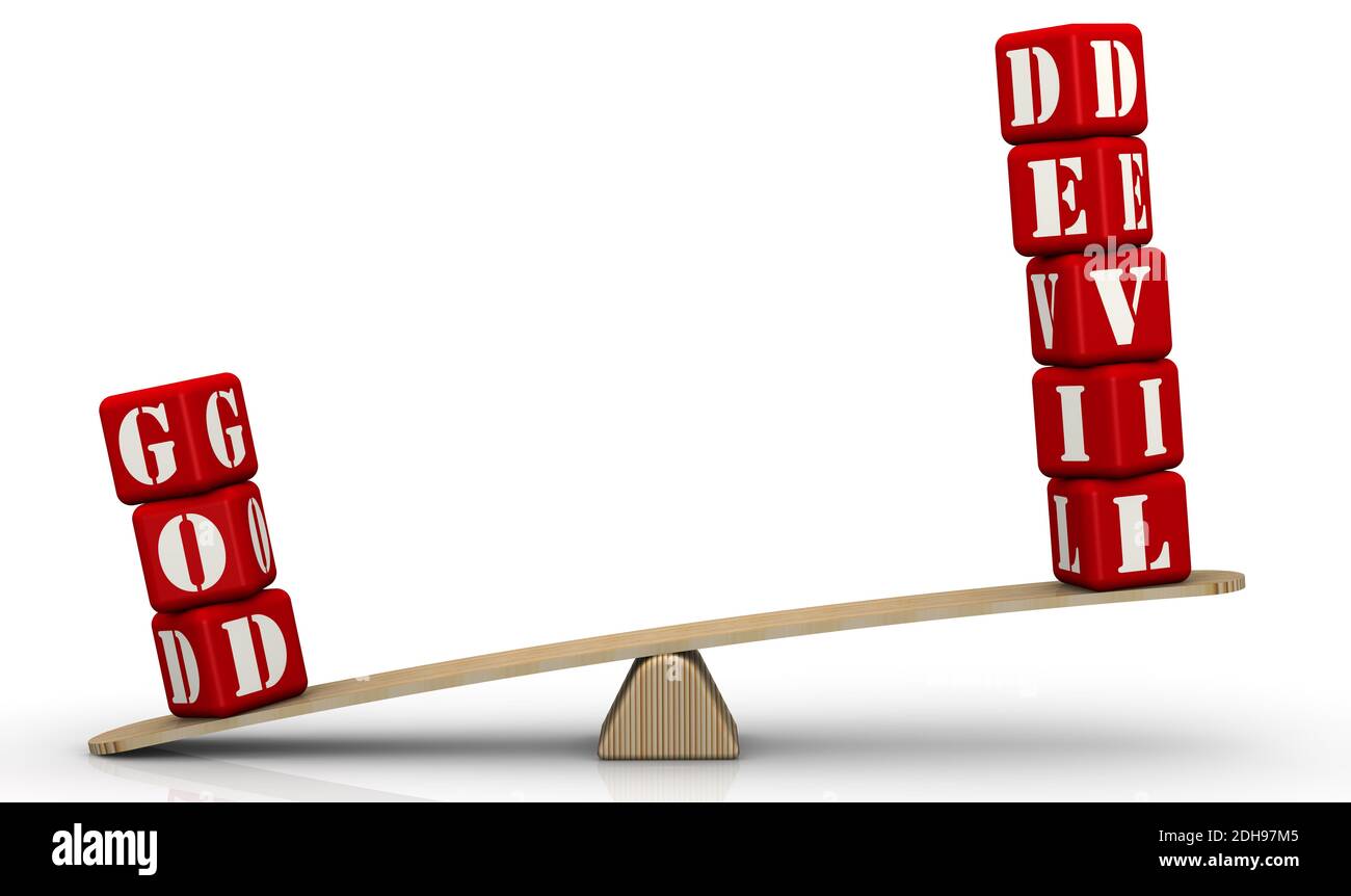 God, but not Devil. The words GOD and DEVIL are weighed in the balance ...