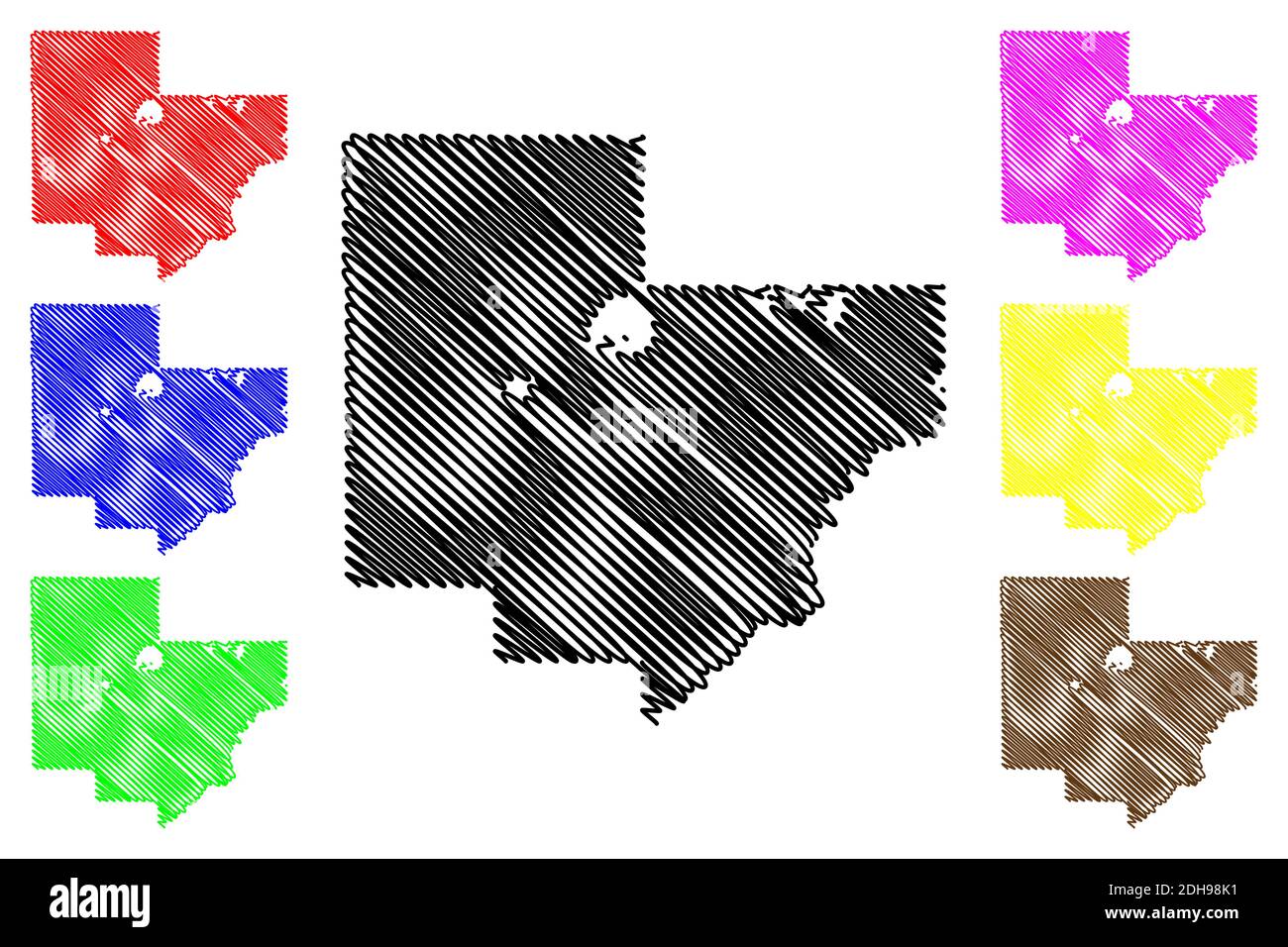 Carver vector outline map Cut Out Stock Images & Pictures - Alamy