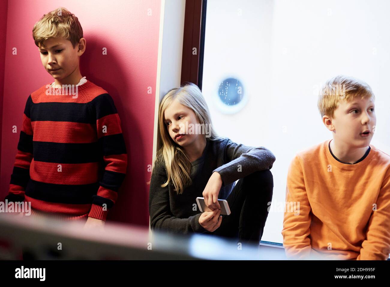 Bored junior high students in middle school Stock Photo - Alamy