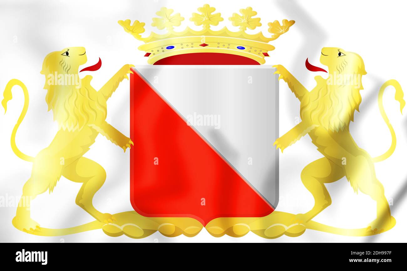 3D Utrecht City Coat of Arms. 3D Illustration Stock Photo - Alamy