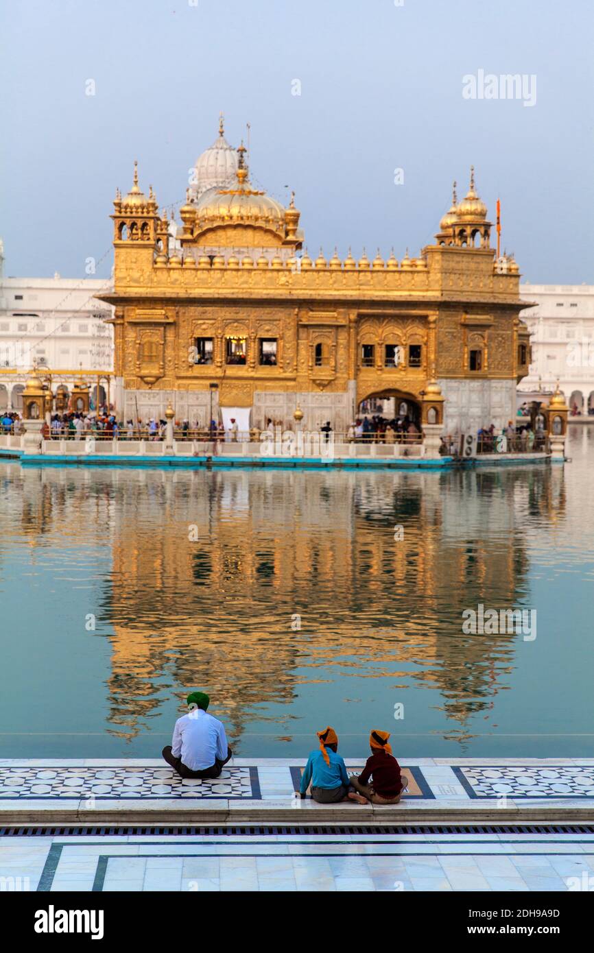 India, Punjab, Amritsar, The Harmandir Sahib, known as The Golden ...