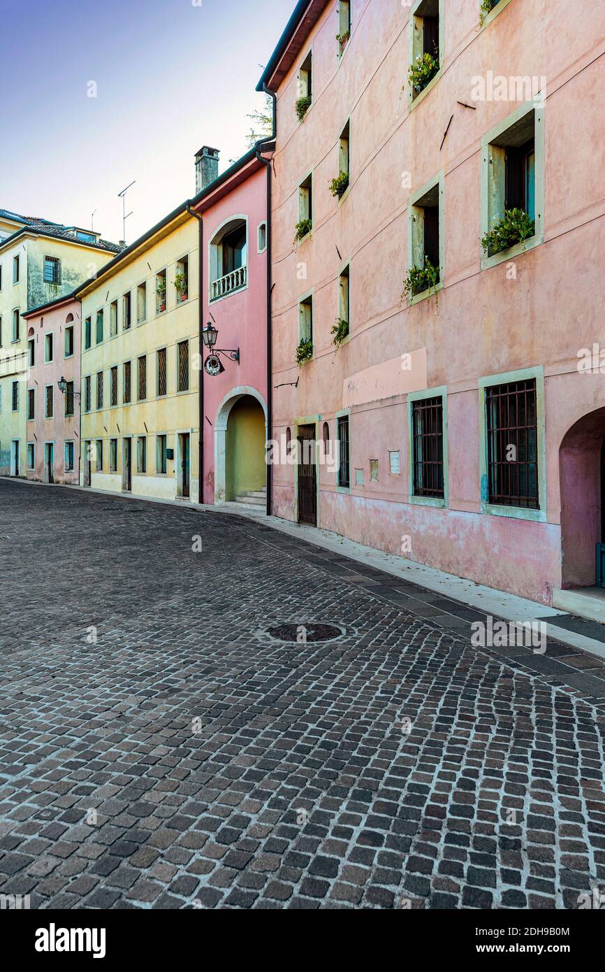 Itaky Veneto - Pieve di Soligo - Borgo Stolfi Stock Photo - Alamy