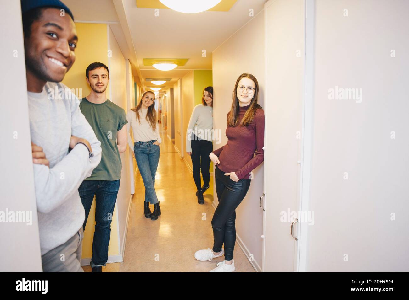 Student dorm corridor hi-res stock photography and images - Alamy