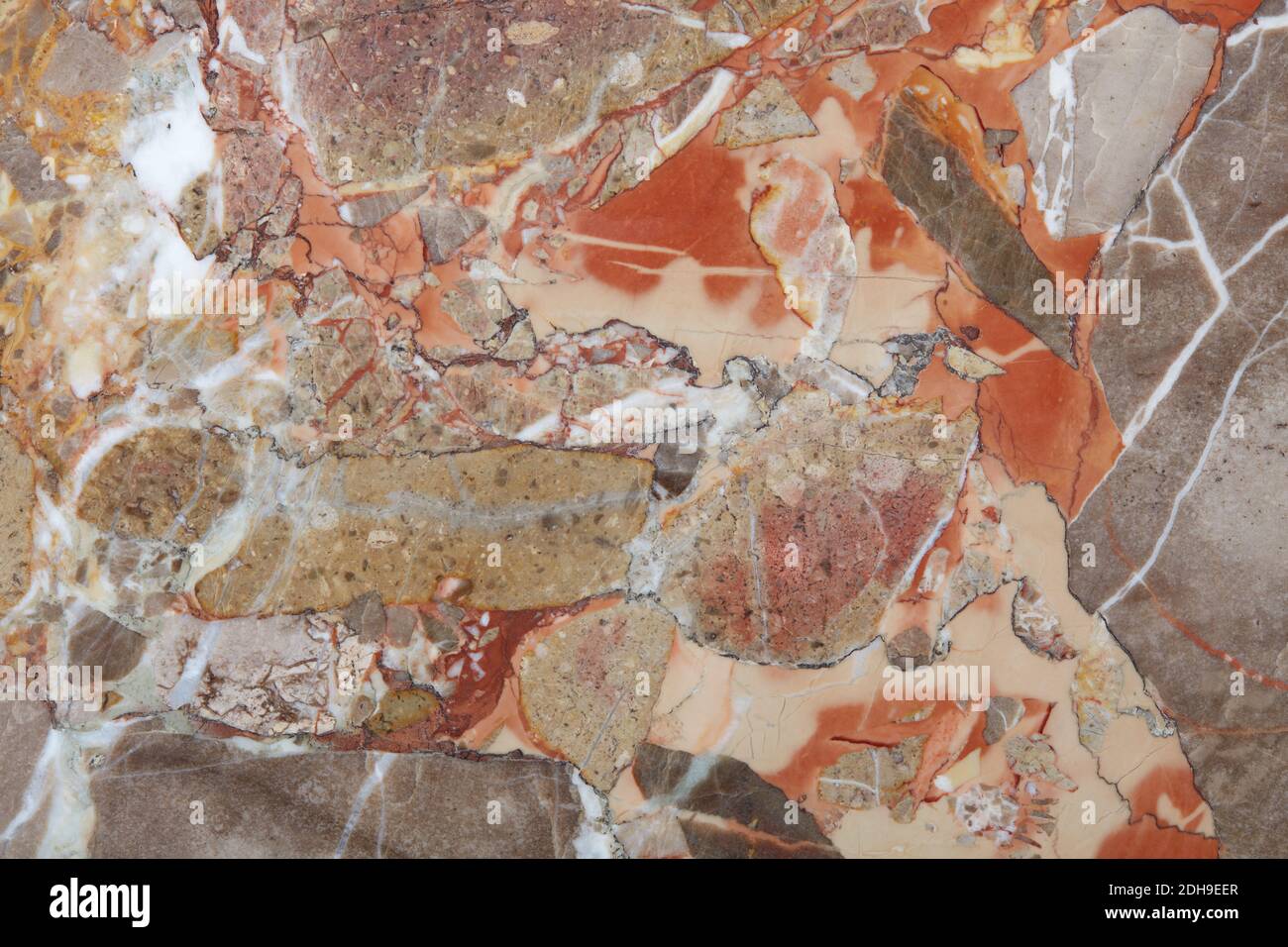 Variegated marble in gray, white and brown colors, luxury stone texture ...
