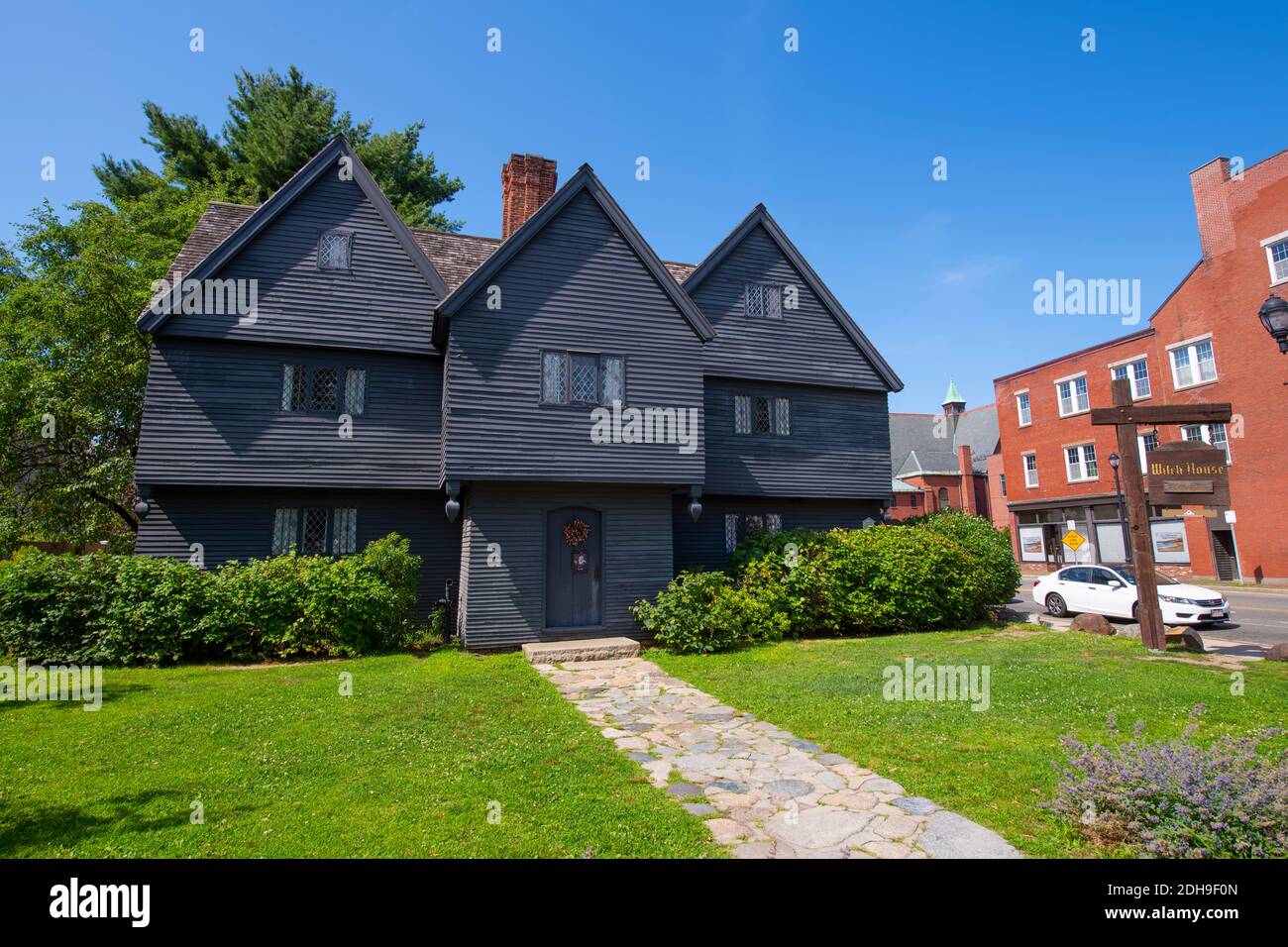 Jonathan Corwin House is known as The Witch House at 310 Essex Street in Historic city center of ...