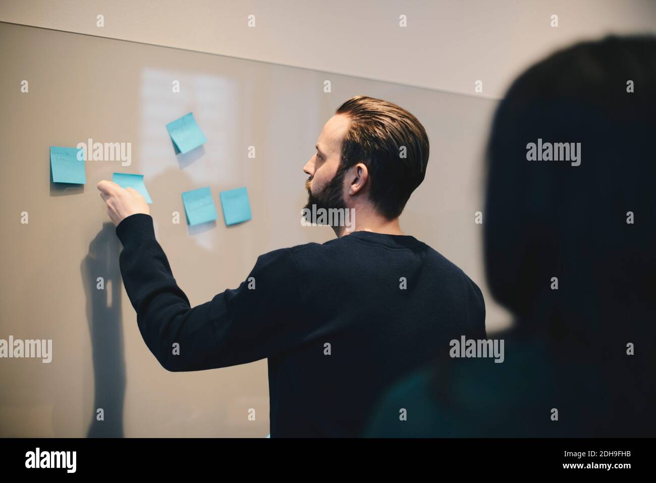 Businessman explaining plan on hi-res stock photography and images - Alamy