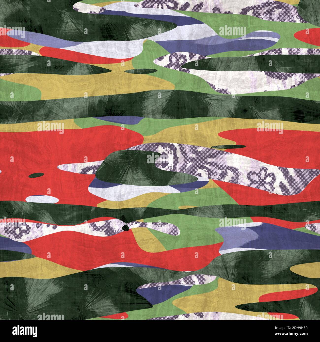 Seamless collage in camo shapes vivid montage Stock Photo - Alamy