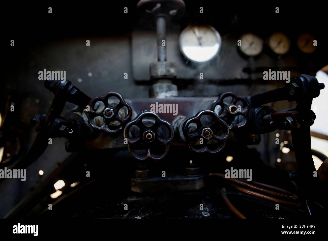 Bosnianman Sefik Salihovic prepares steam engine for driving in Bosnian ...