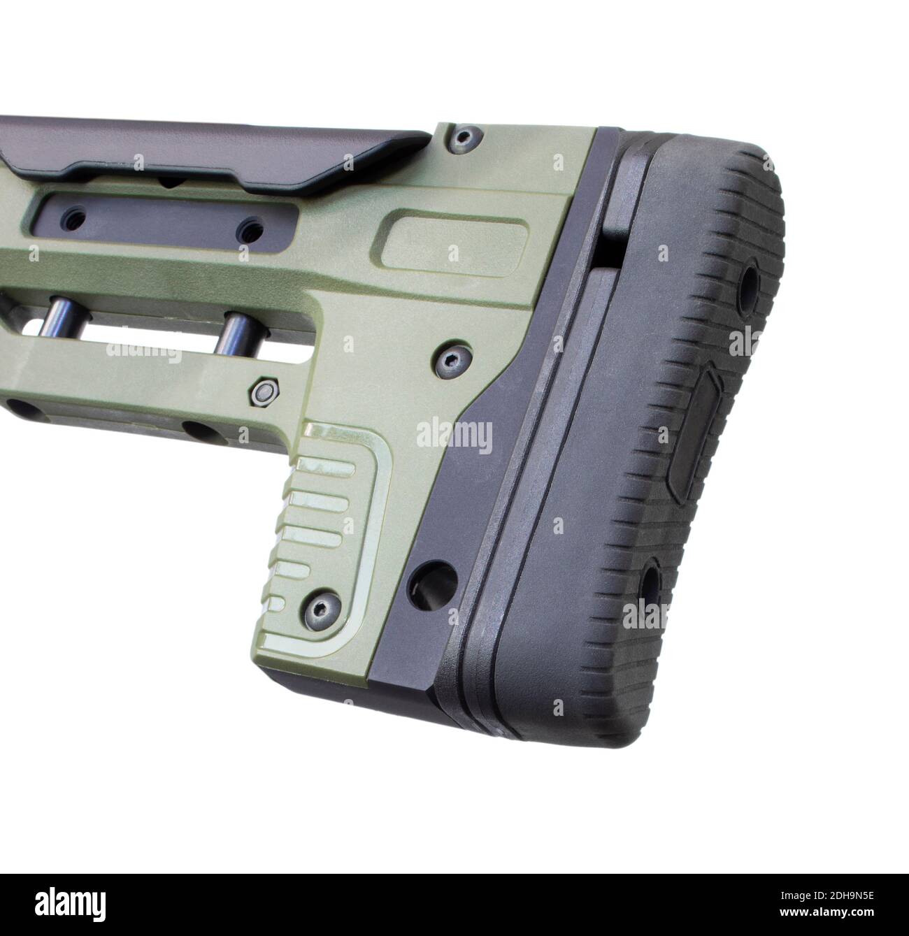 Rifle recoil pad isolated on a white background Stock Photo - Alamy
