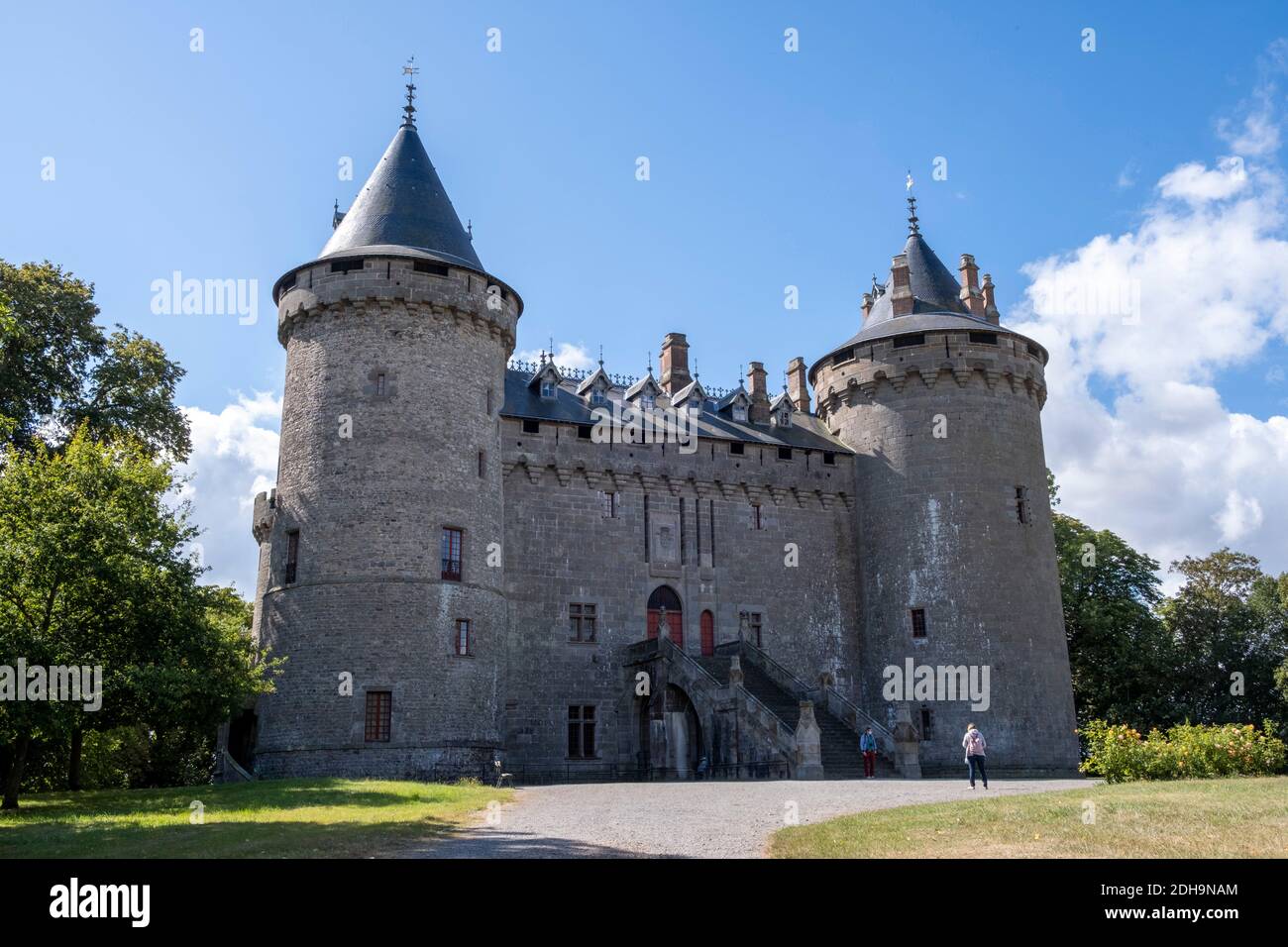 Combourg (Brittany, north-western France): overview of the town and its ...