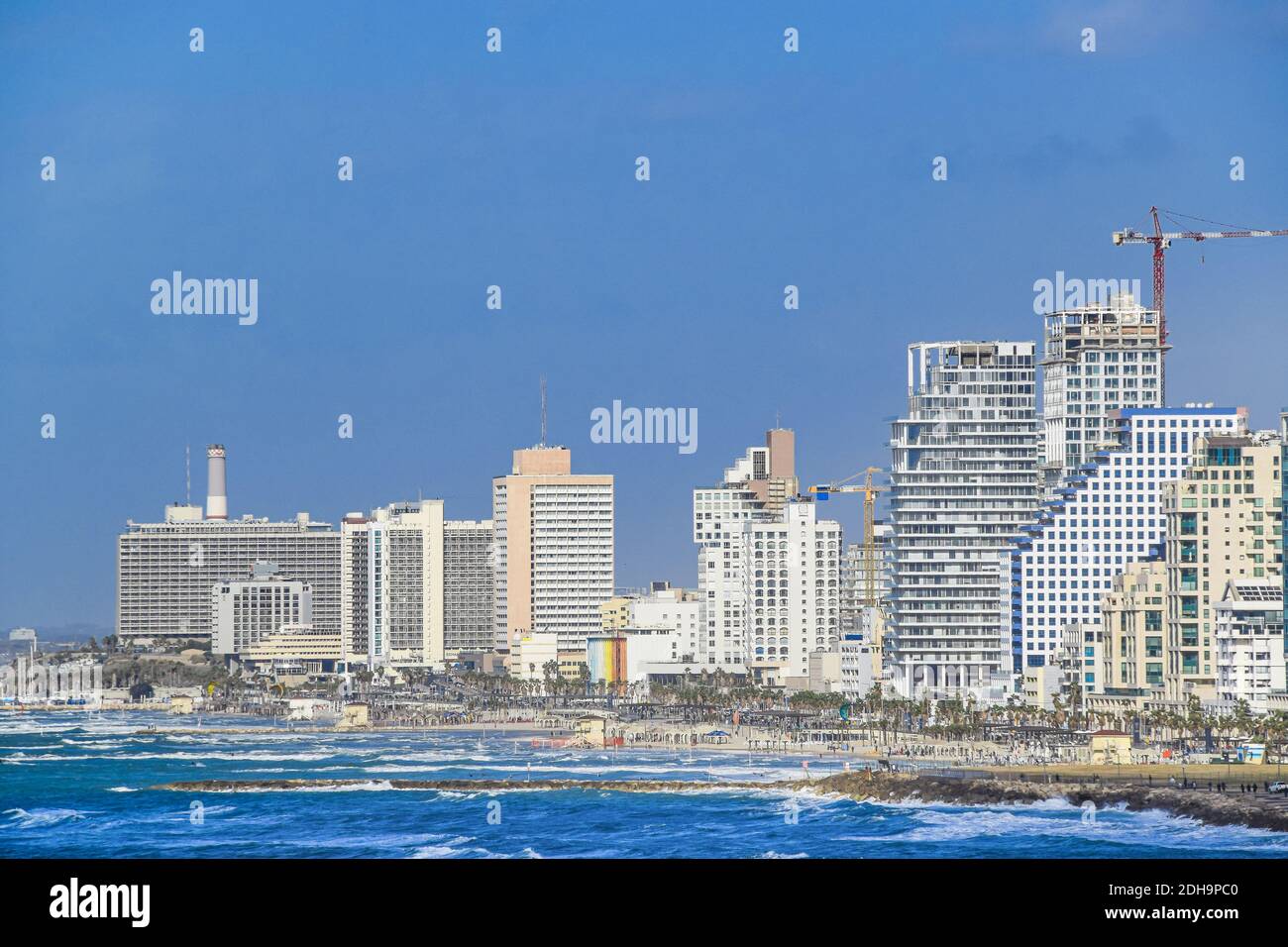 Tel Aviv Skyline Cityscape, Israel Stock Photo - Alamy