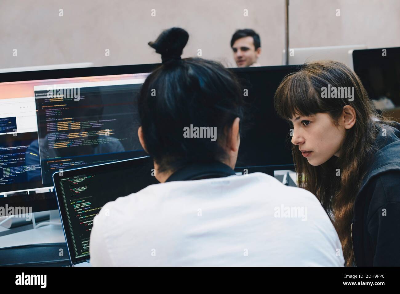 Computer, person, face hi-res stock photography and images - Alamy