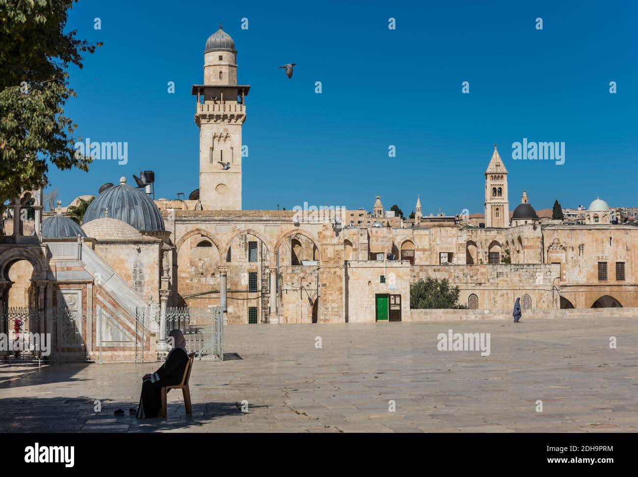 The Pulpit minbar, located to the south side of the Golden Dome of the ...