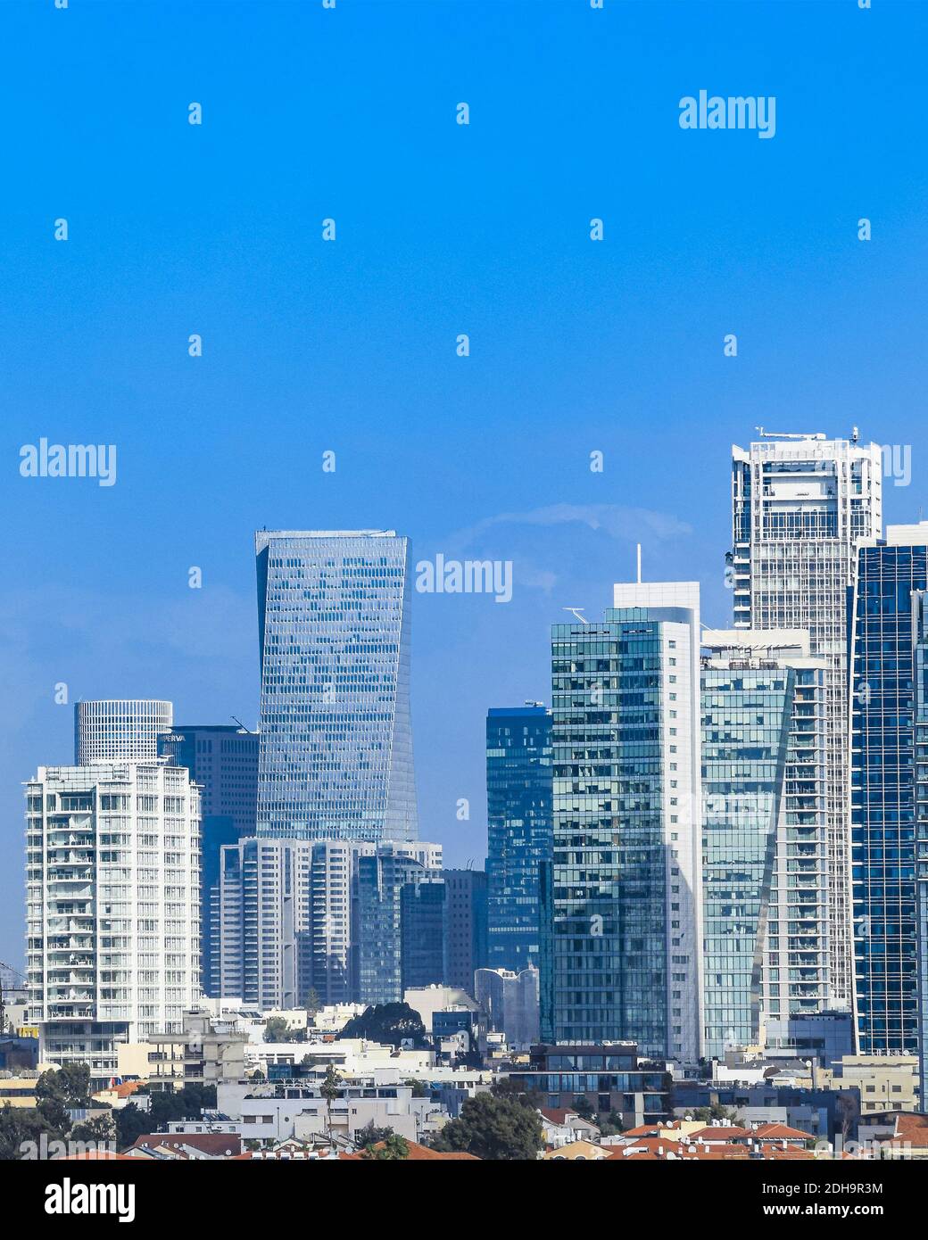 Tel Aviv Skyline Cityscape, Israel Stock Photo - Alamy