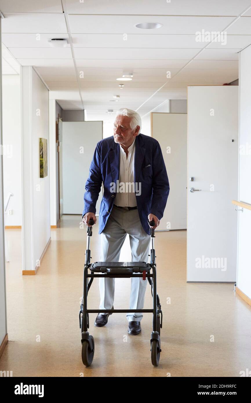 Walking with rollator hi-res stock photography and images - Alamy