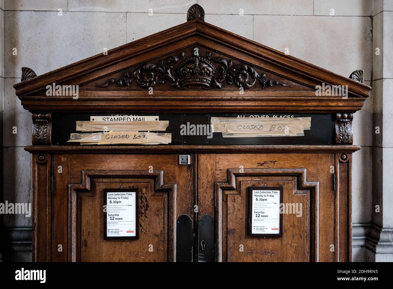 Closed Post Box Stock Photo - Alamy
