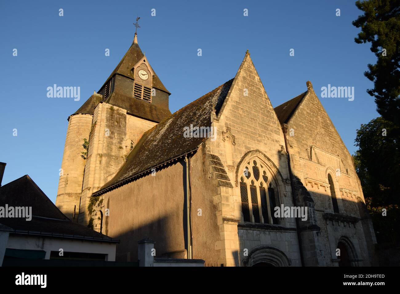 Church in Azay-le-Rideau, France Stock Photo - Alamy
