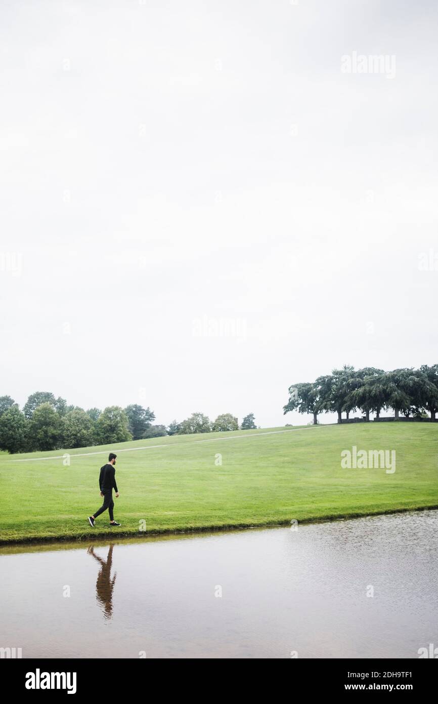 Man walking in river hi-res stock photography and images - Alamy