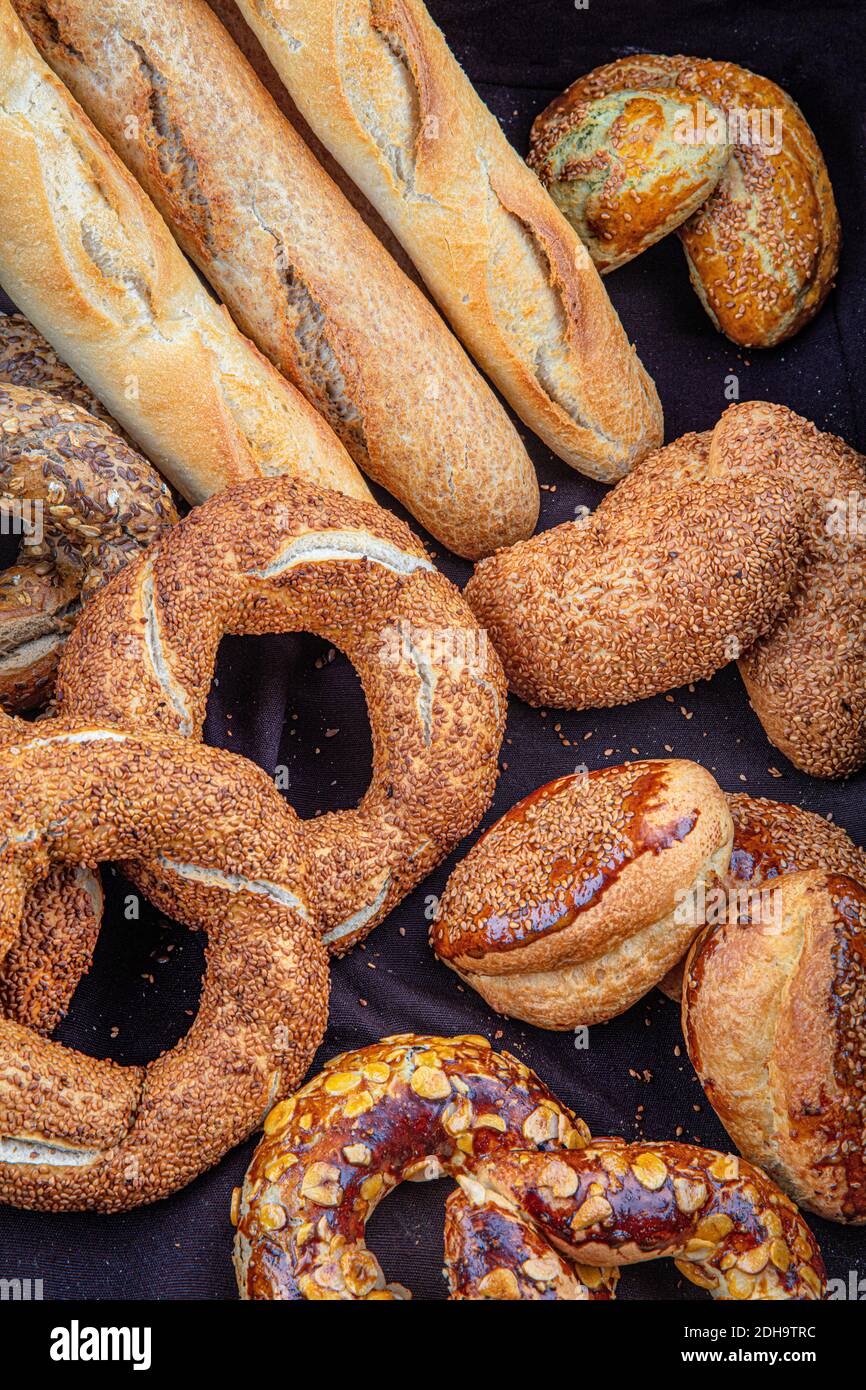 Turkish pastry product , tasty pogaca. Turkish Pastries; pogaca, borek ...