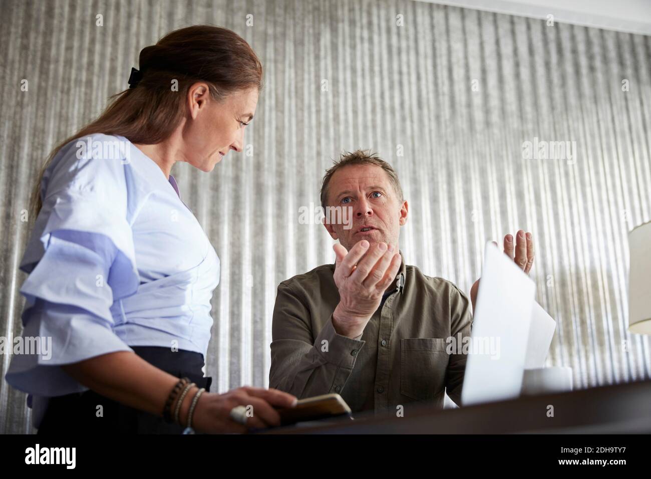 Conference room low angle hi-res stock photography and images - Alamy