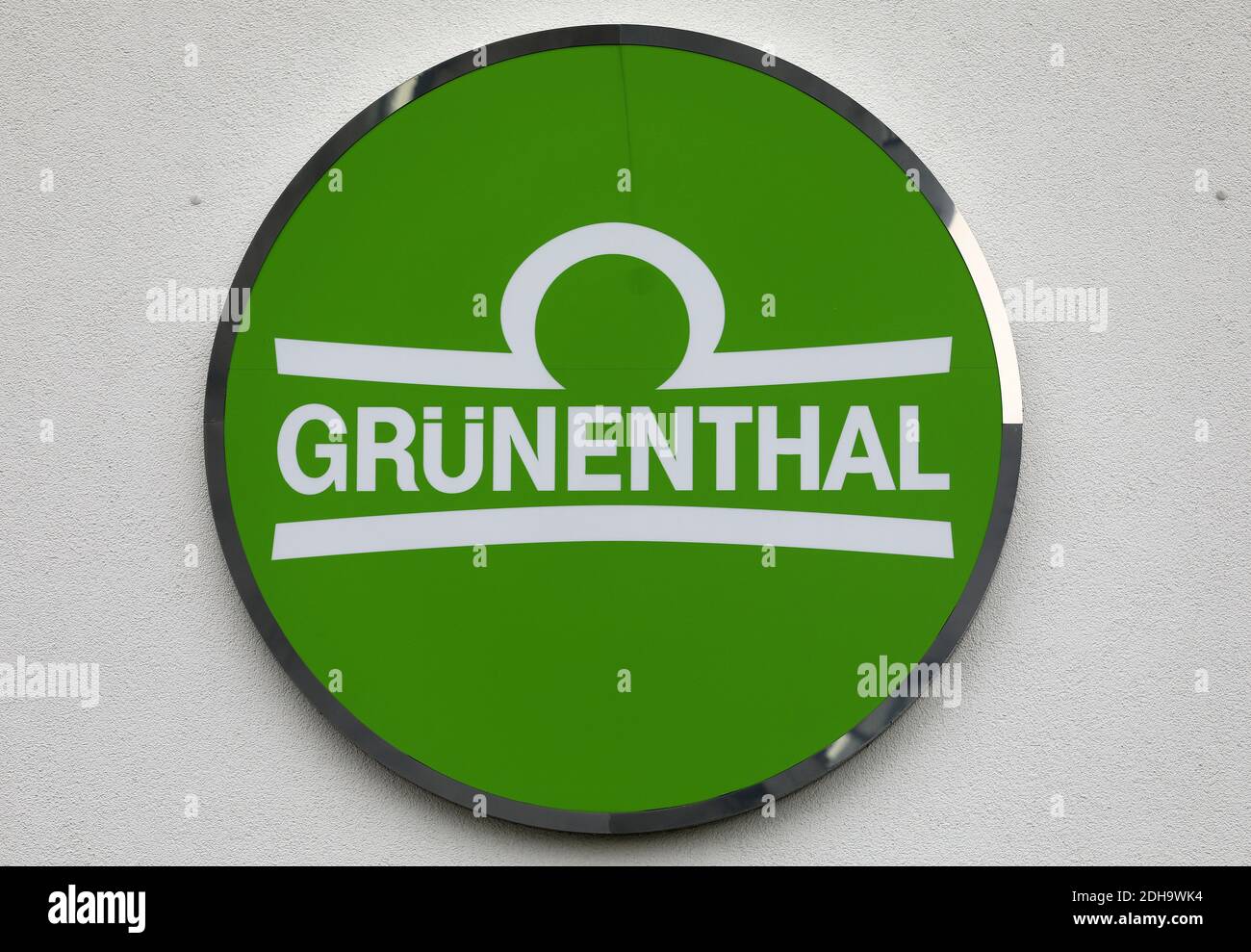 Aachen, Germany. 10th Dec, 2020. A logo at the headquarters of the ...