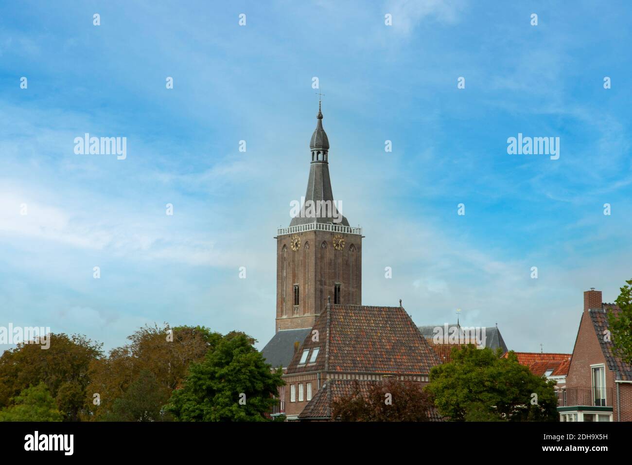 Church in Hasselt in the Netherlands Stock Photo - Alamy