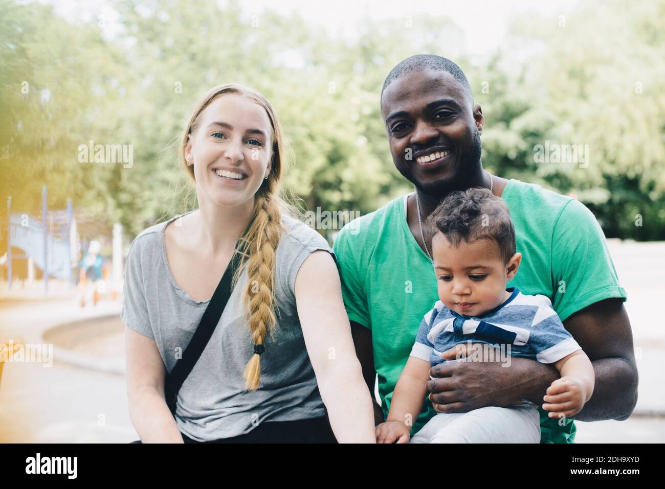 African american parents smiling hi-res stock photography and images ...