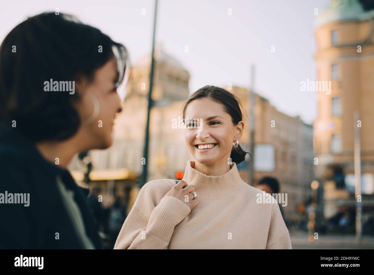 Delighted ethnic woman smiling hi-res stock photography and images - Alamy