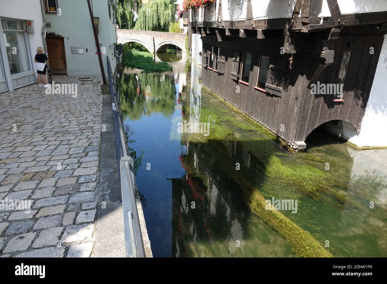 Brook in the fishing district in Ulm Stock Photo - Alamy