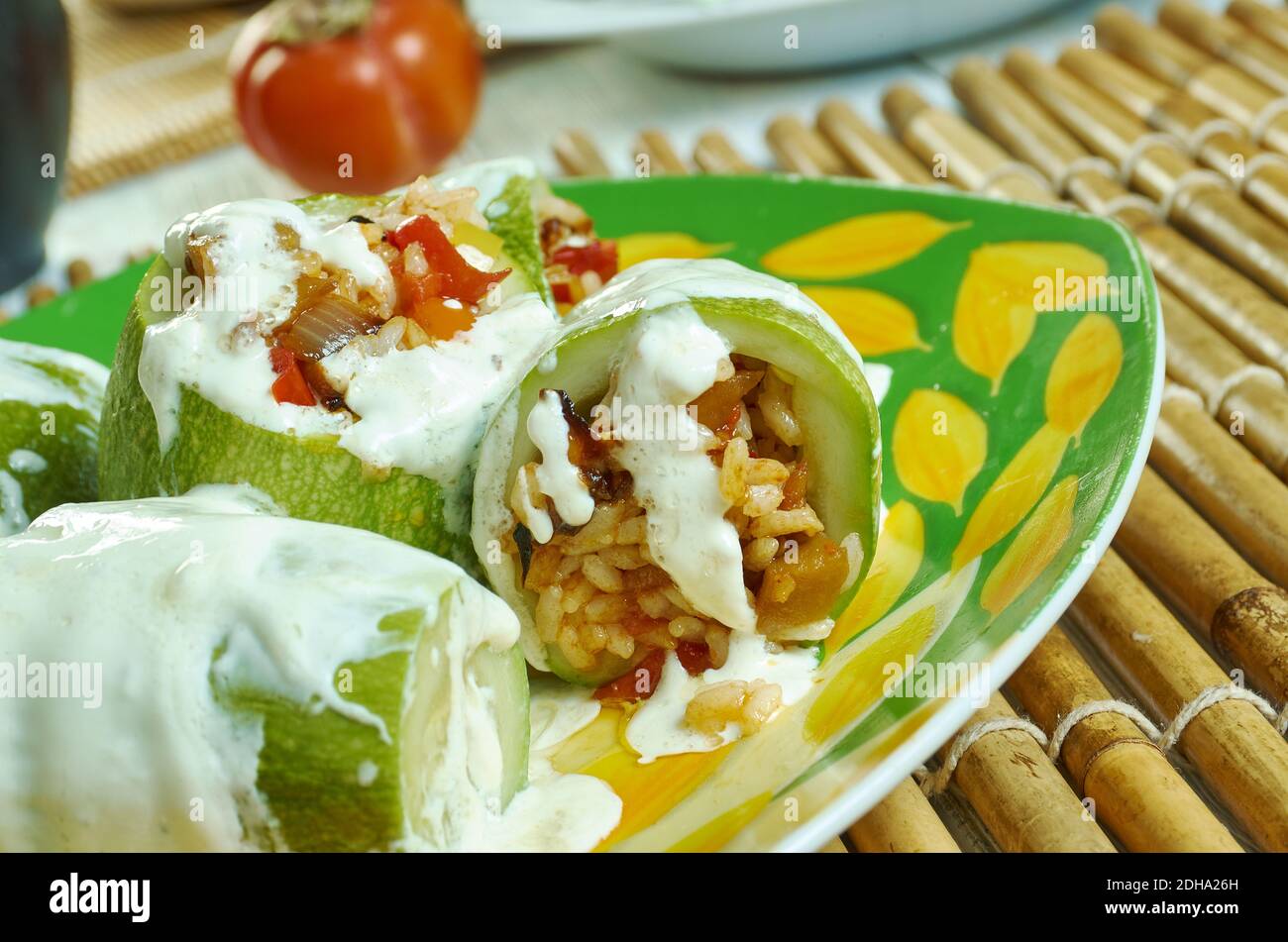 Kolokithakia tiganita hi-res stock photography and images - Alamy