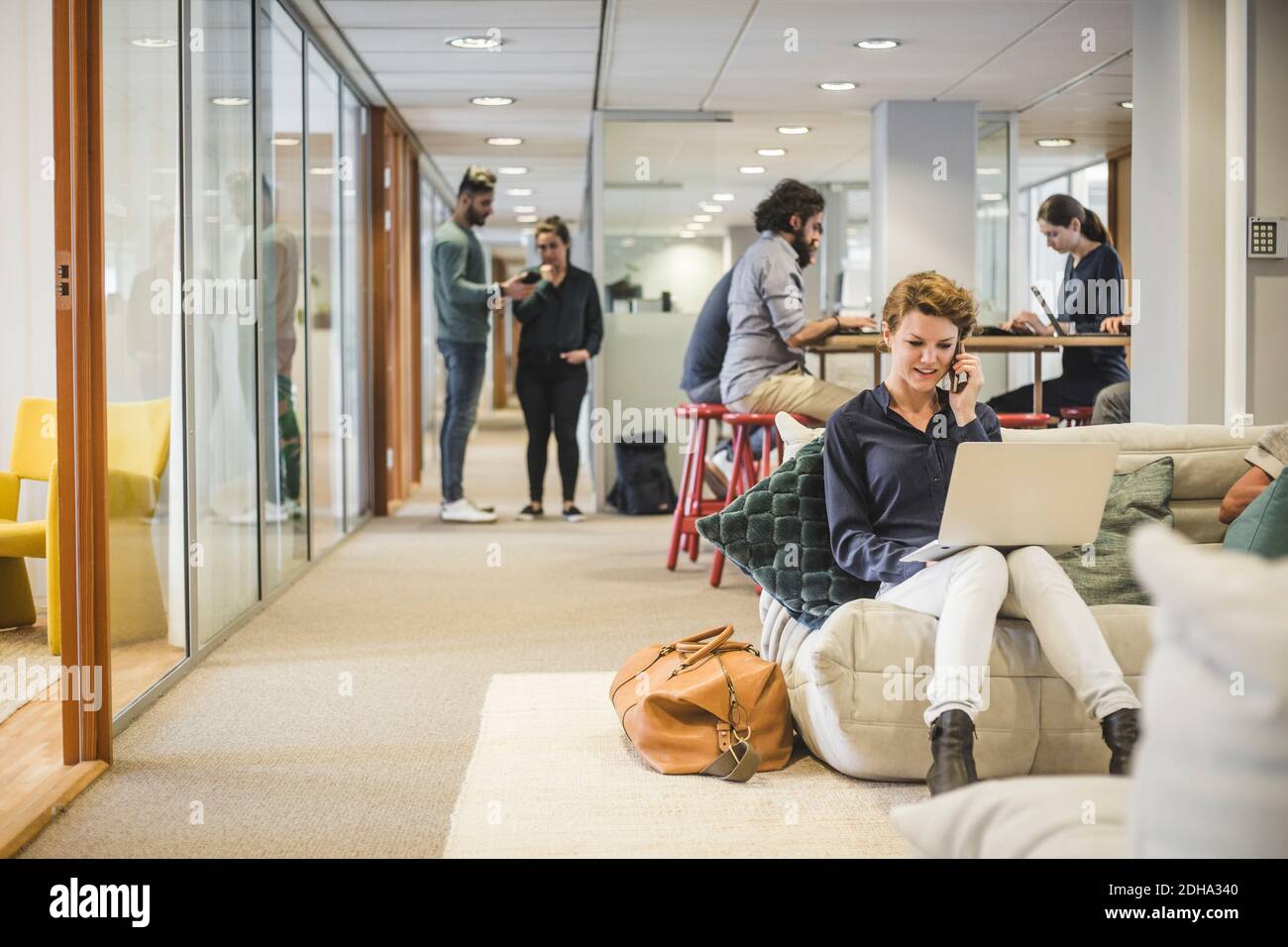 Creative young professionals work in hi-res stock photography and ...