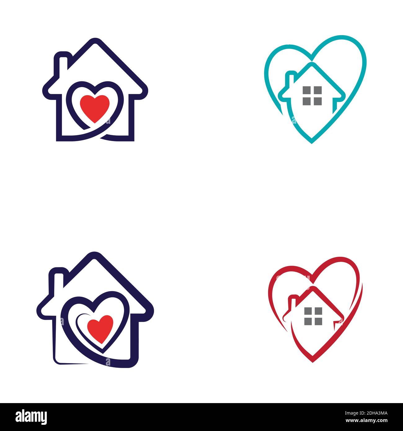 Home Care Vector icon design illustration Template Stock Vector Image ...
