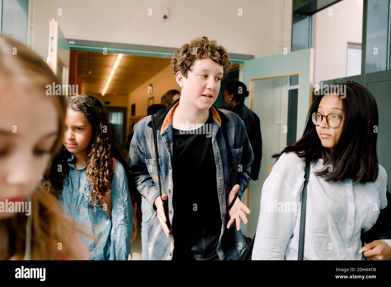 Male middle school student talking hi-res stock photography and images ...