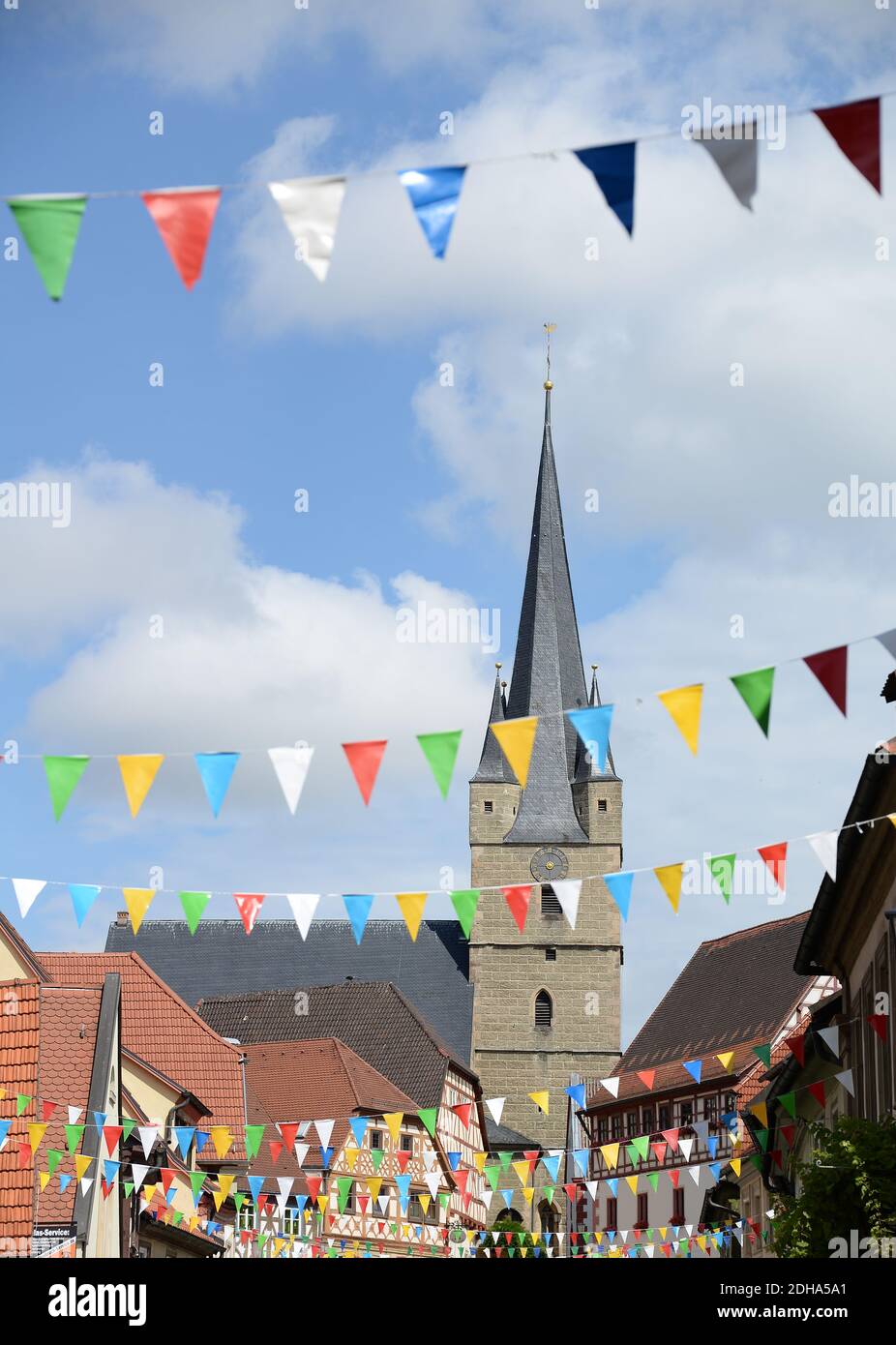 Church in Zeil am Main Stock Photo - Alamy