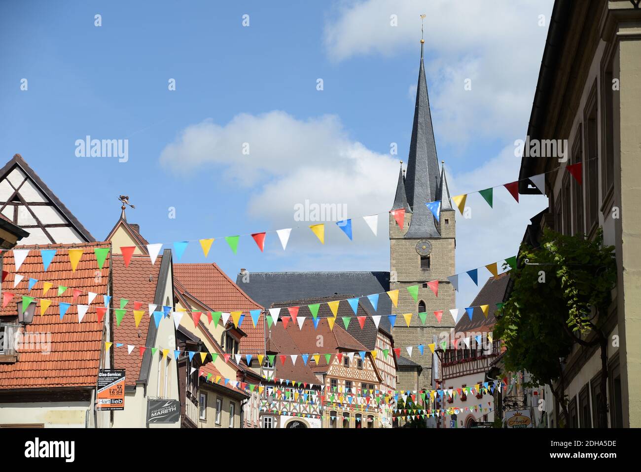 Church in Zeil am Main Stock Photo - Alamy