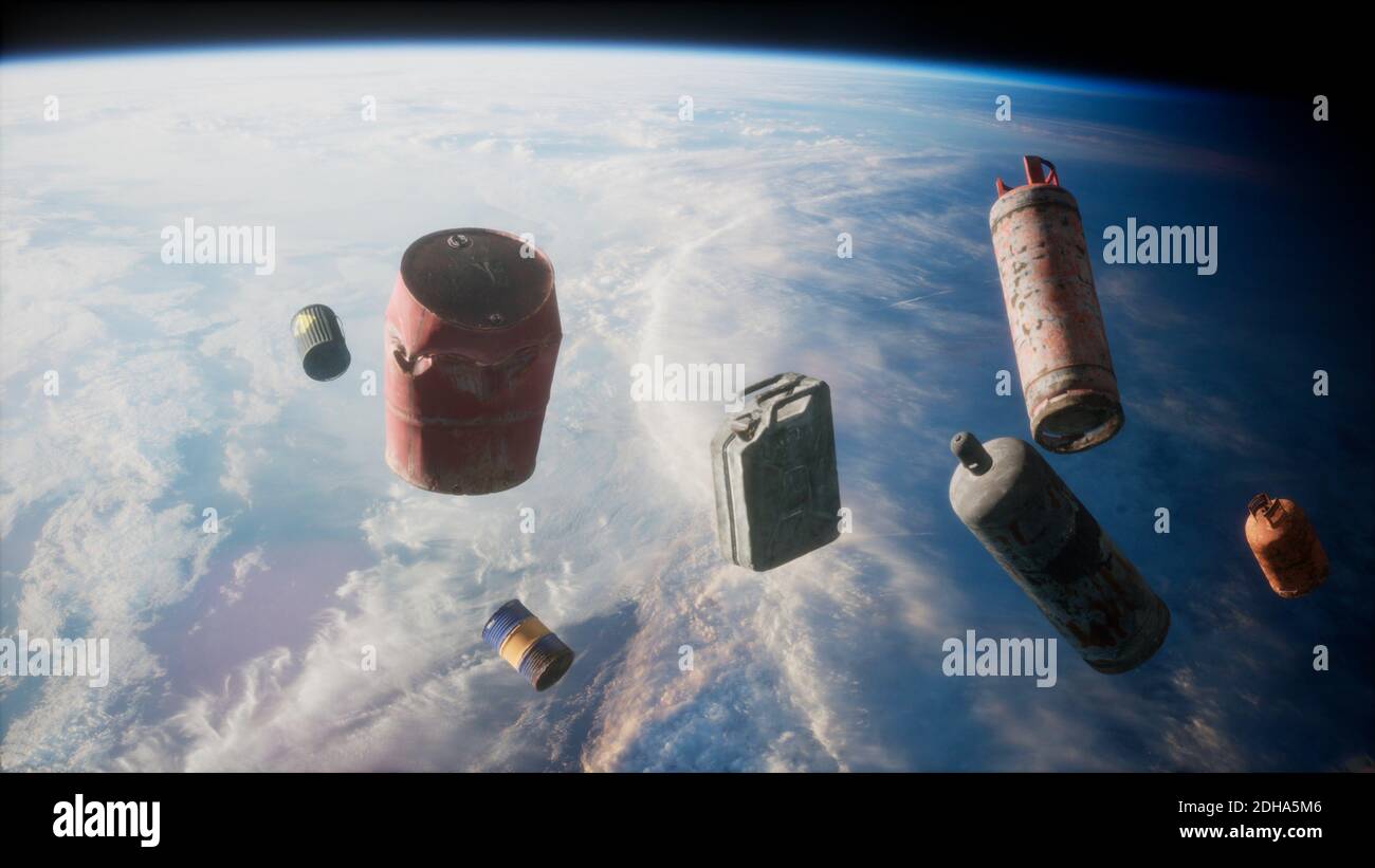 Space debris around earth hi-res stock photography and images - Alamy