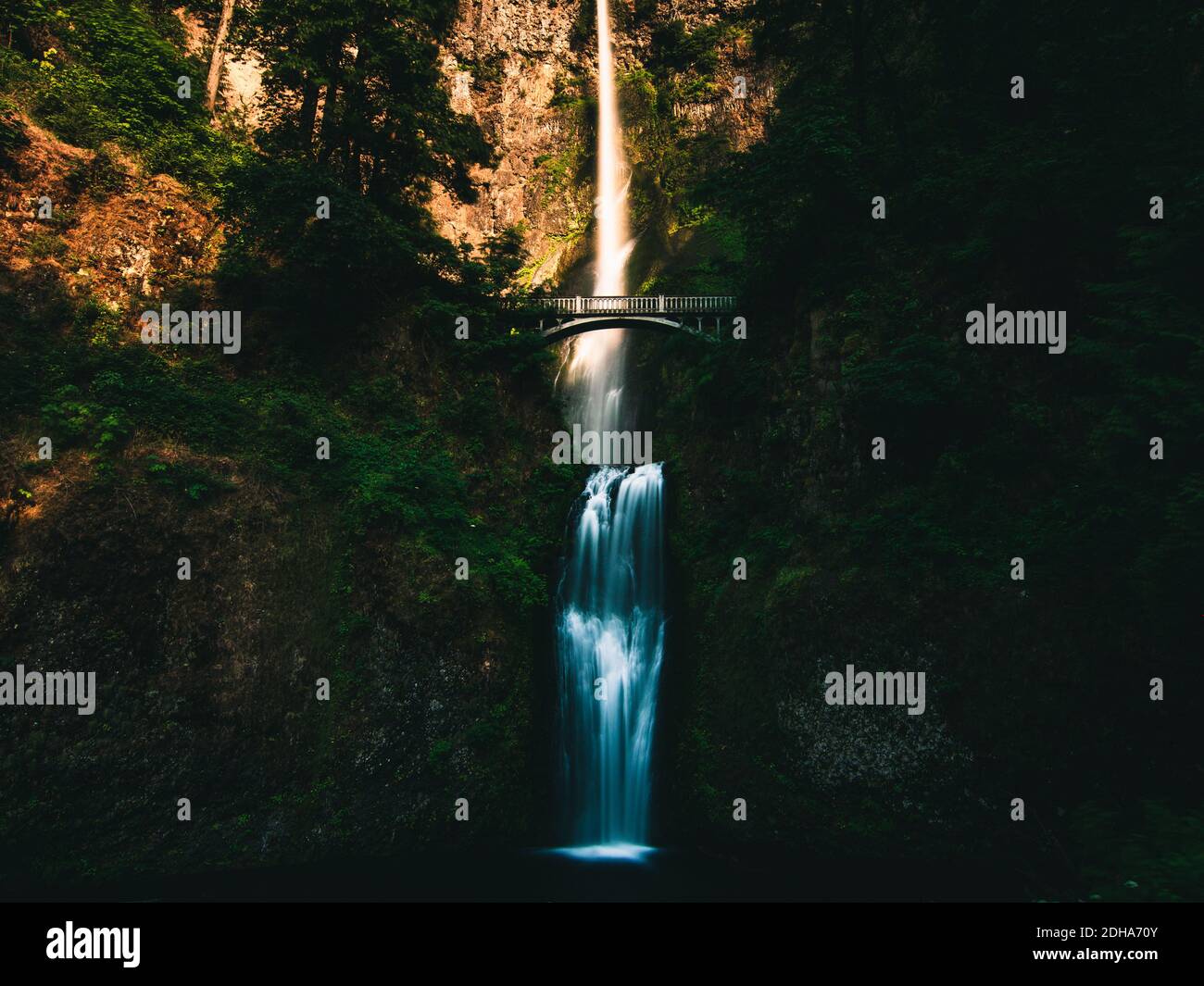 Bridge over waterfall hi-res stock photography and images - Alamy