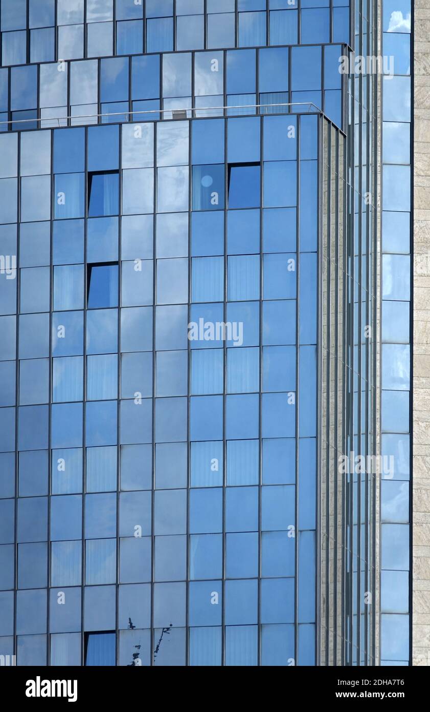 Facade of a high-rise building Stock Photo - Alamy