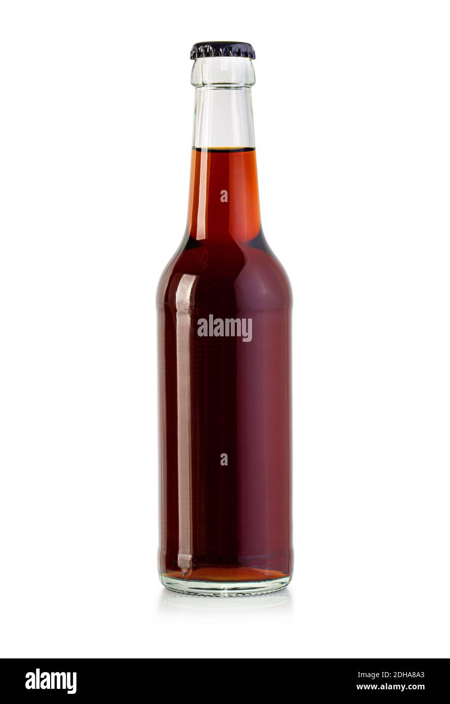 cola bottle non-alcoholic drink isolated on white with clipping path ...