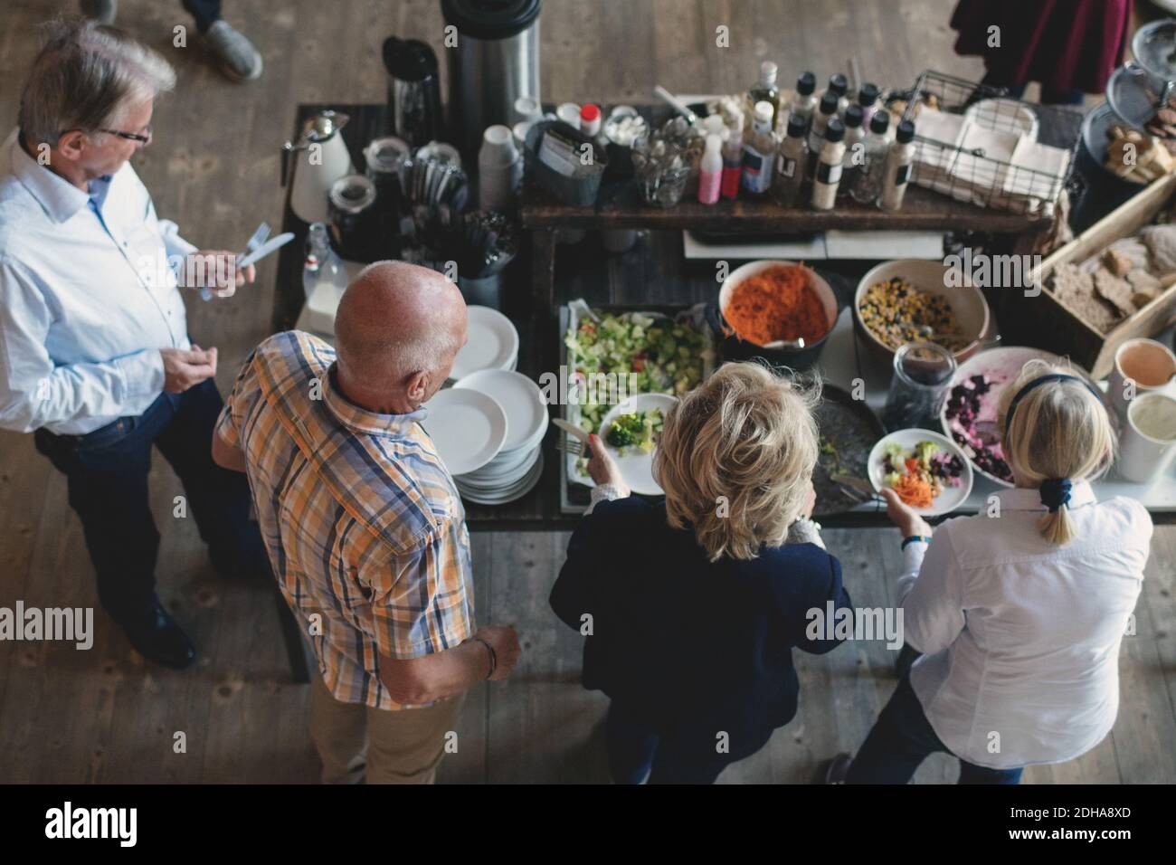 Food buffet angle view hi-res stock photography and images - Alamy