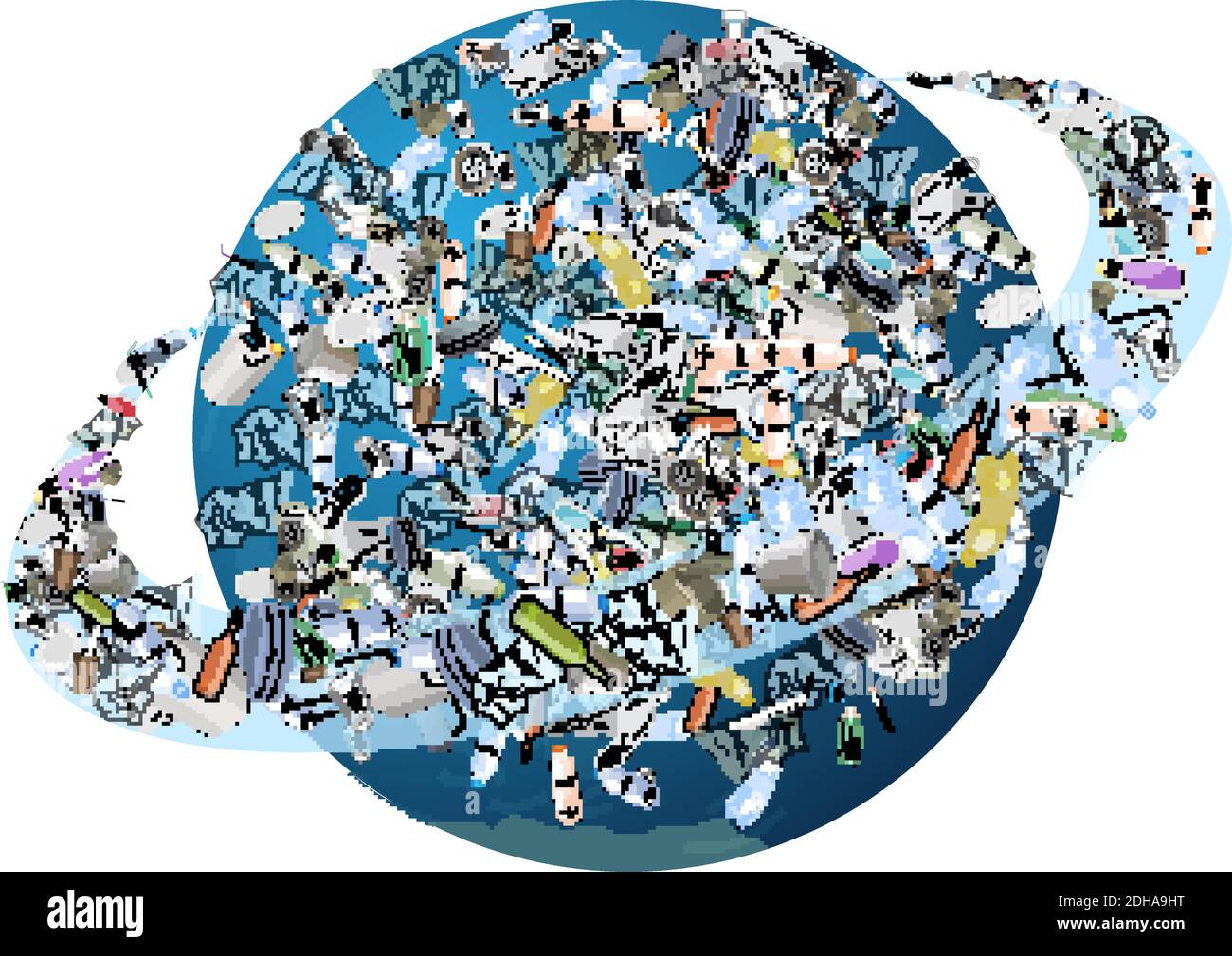 The problem of pollution of the planet. Space debris. The garbage ...