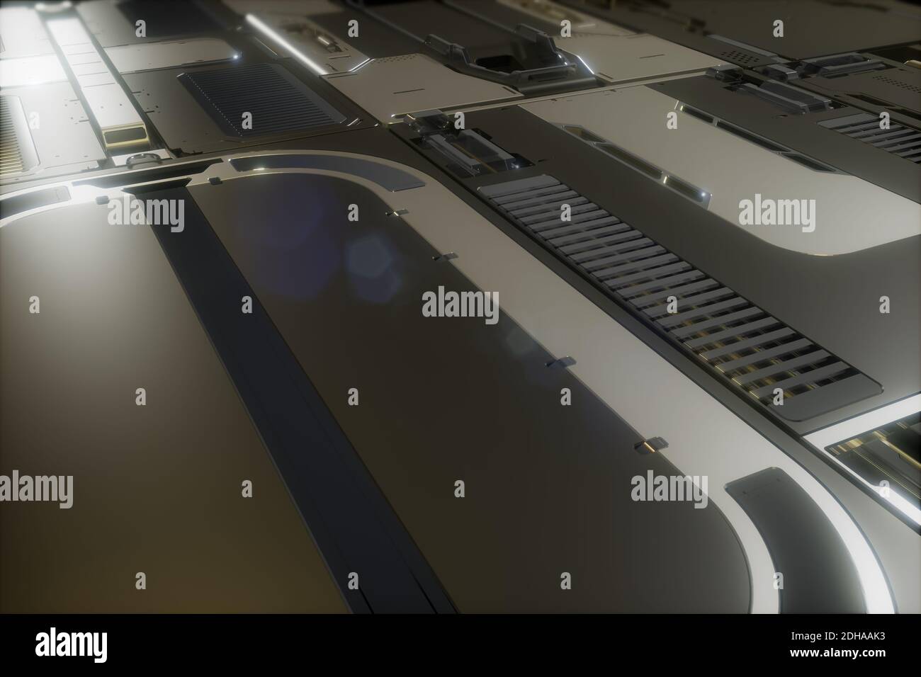 Sci Fi Metal Background Stock Photo - Alamy
