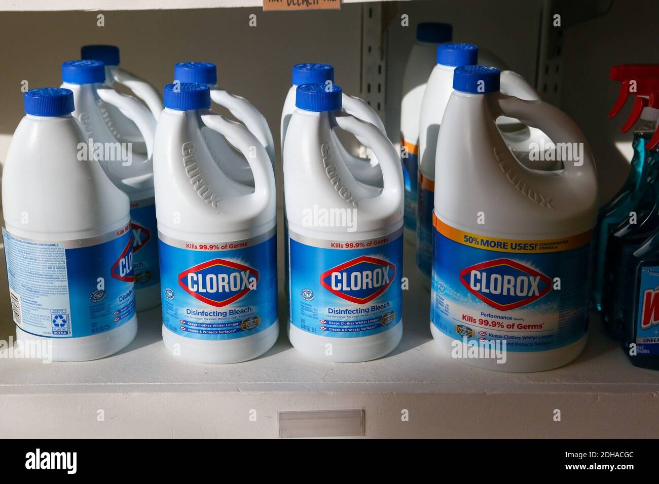 Clorox on the shelves on Thursday, Dec 3, 2020, in Los Angeles, Calif ...
