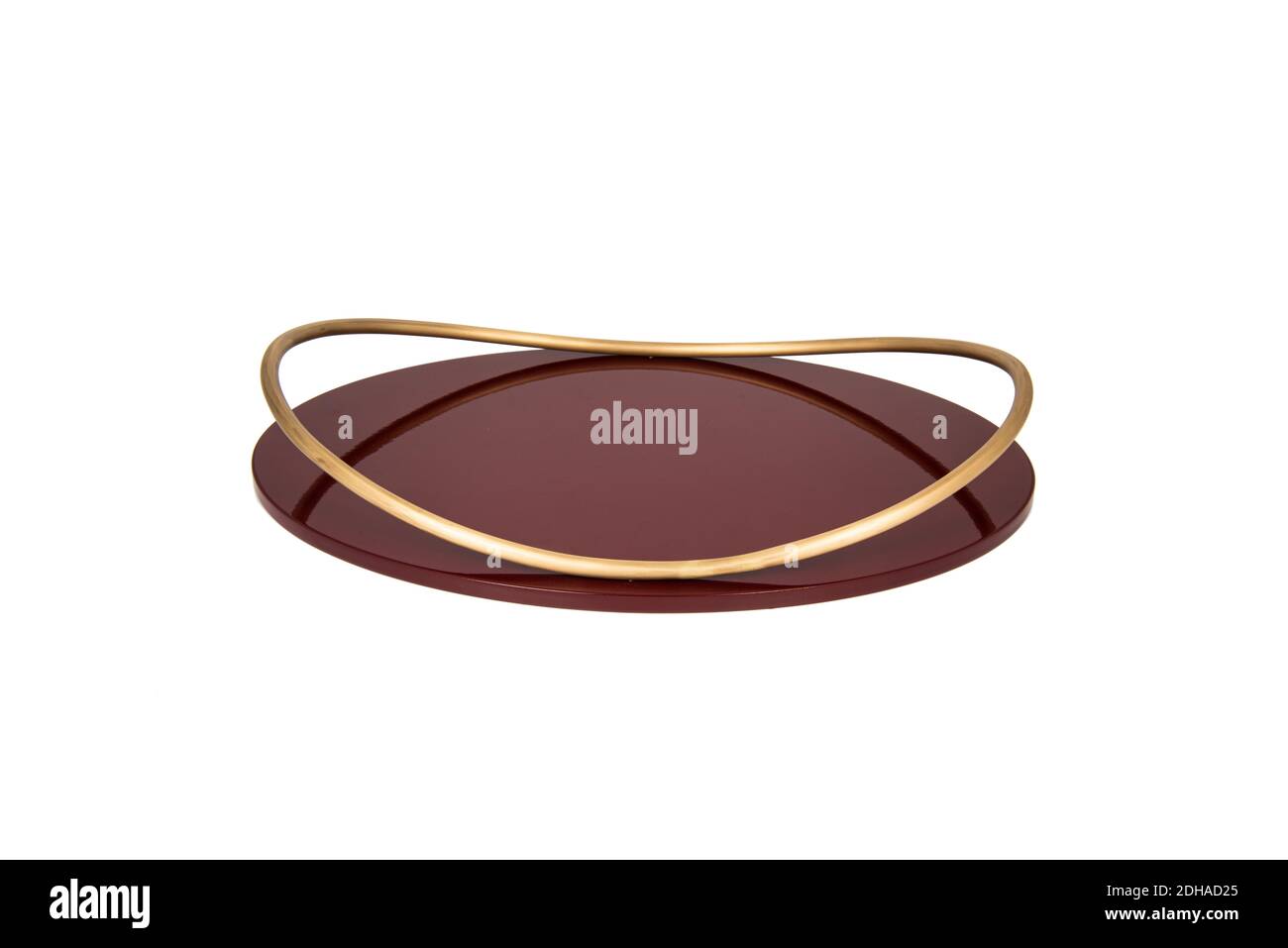 empty service tray isolated on white background Stock Photo - Alamy