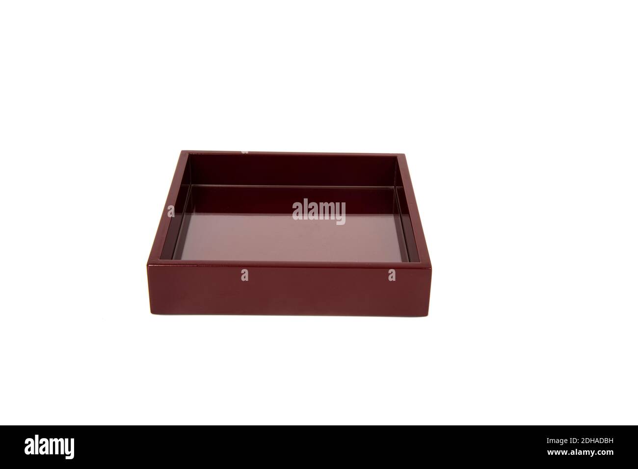 empty service tray isolated on white background Stock Photo - Alamy