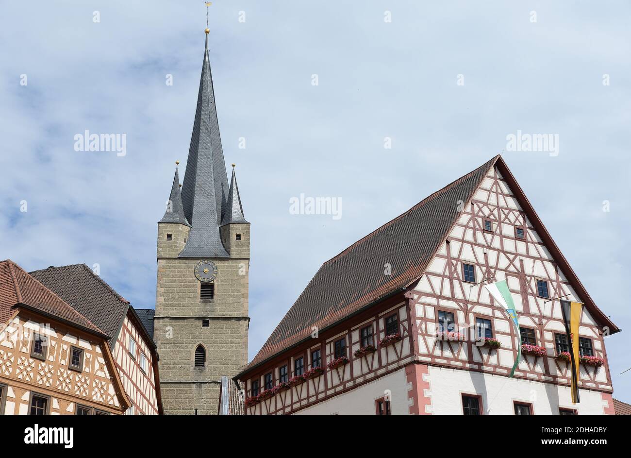 Church in Zeil am Main Stock Photo - Alamy